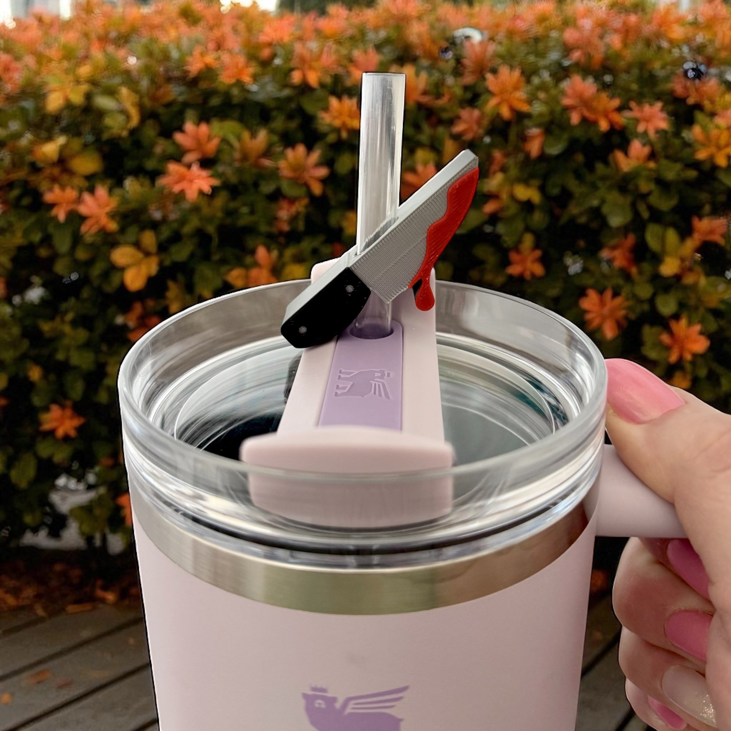 Knife straw topper – Little Daisy